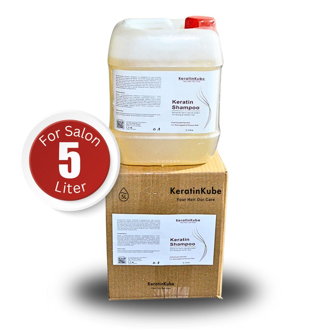 Keratin Shampoo 5 Liter Gallon for Salon - Keratin Kube | Dry, Damaged ...